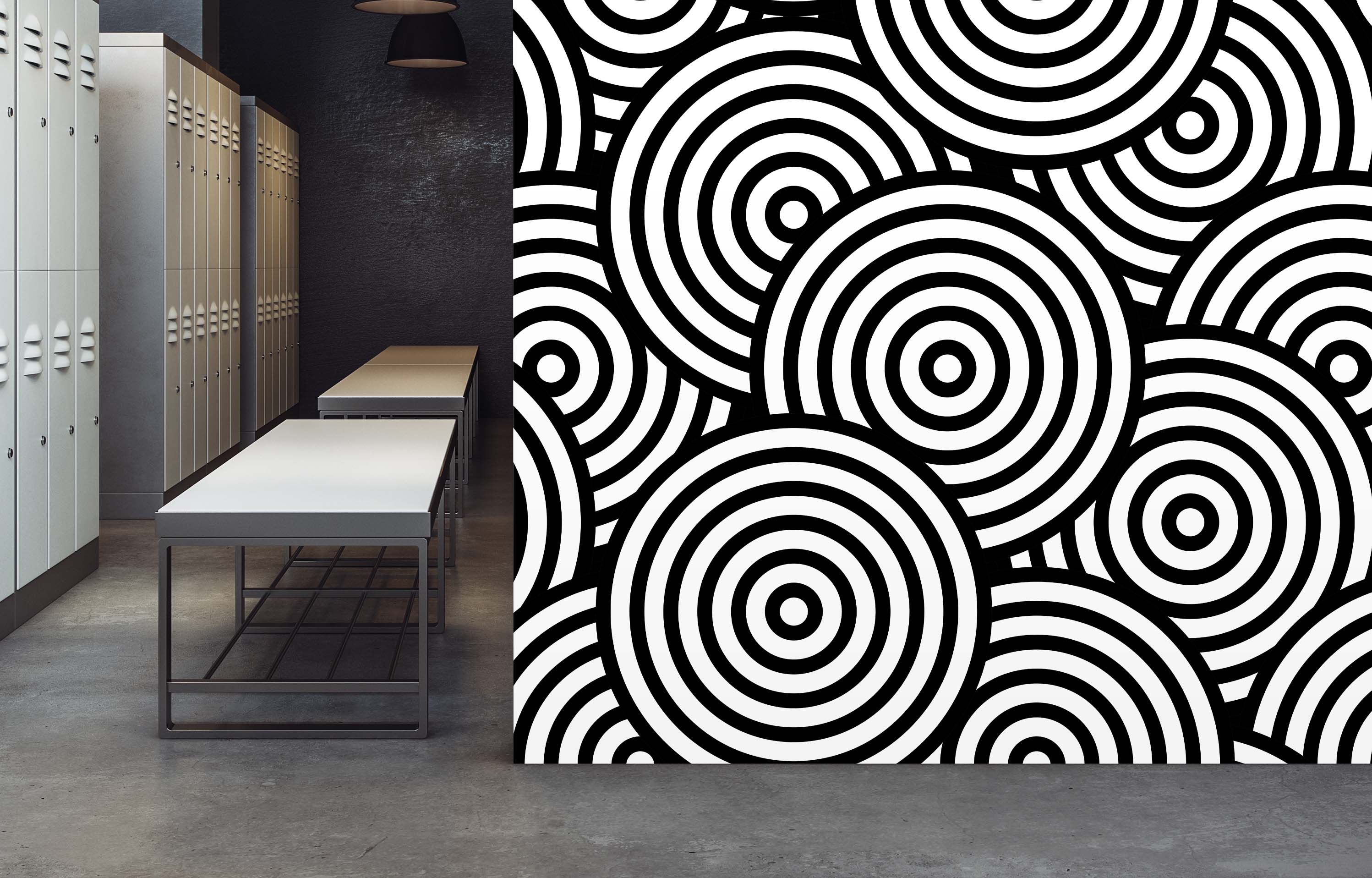 COLOR ME BULLSEYE WALL WRAP