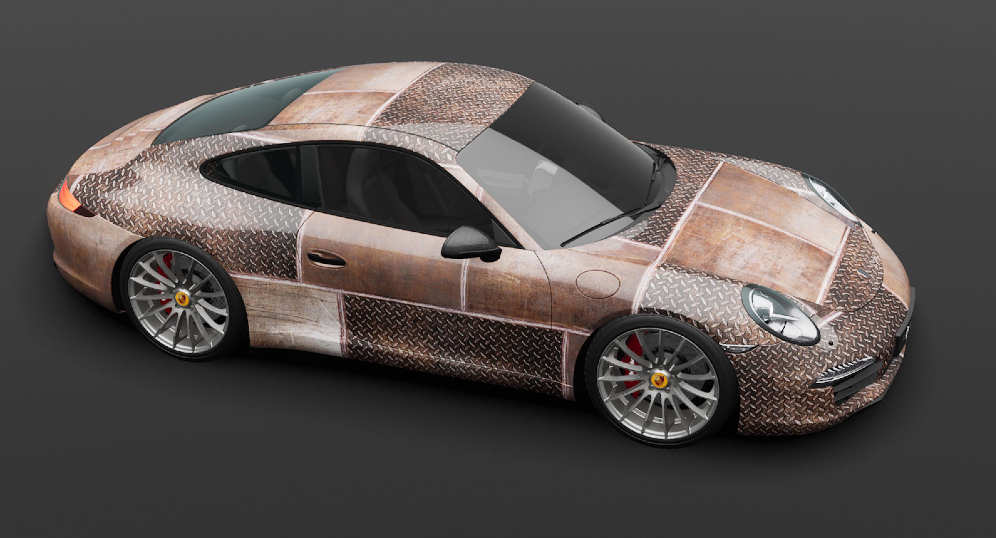 WELDED DIAMOND PLATE PATINA